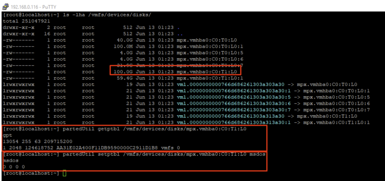 Issue – “Cannot change the host configuration” error – VMC